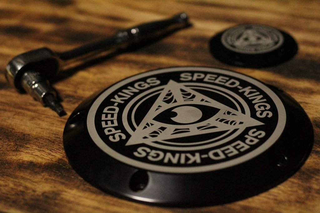 SPEED KING LOGO DERBY COVER – Ridin' Free